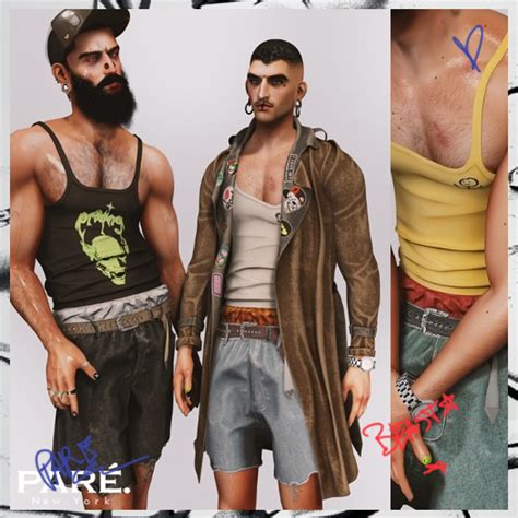 Second Life Marketplace Pare Tio Denim Shorts Fatpack
