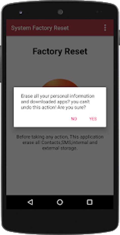 reset phone mobile full factory reset apk para android descargar