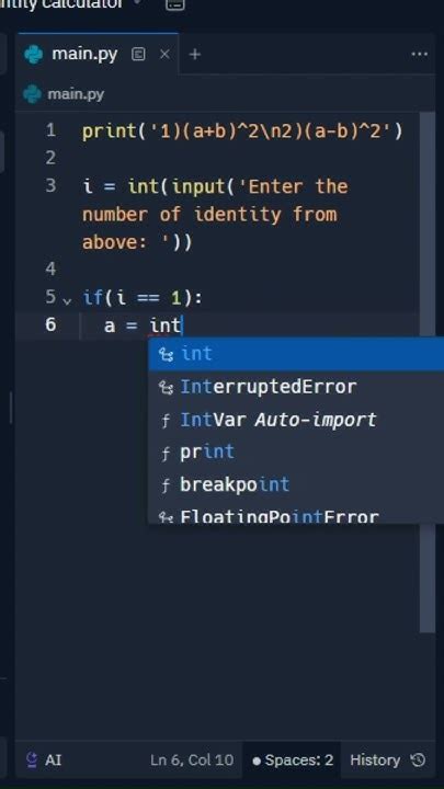 calculate identities using python python tutorial pythonic trending