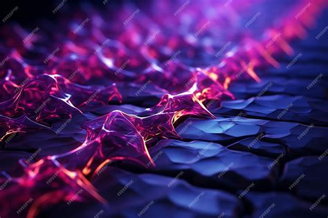 Premium Ai Image Neon Nexus A Network Of Neon Veins Pulsating With