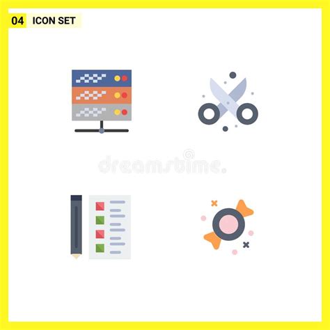 Design Develop Flat Line Web Graphics Stock Vector Illustration Of
