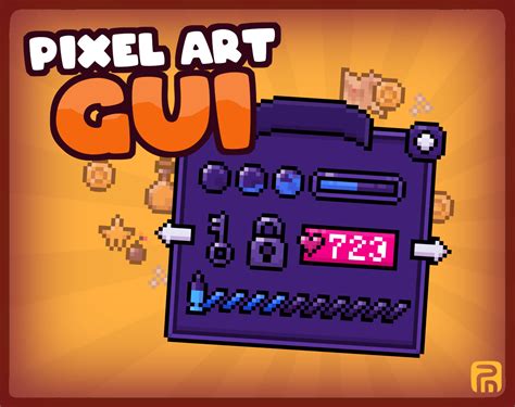 Pixel Art Gui Bundle User Interface By Penzilla