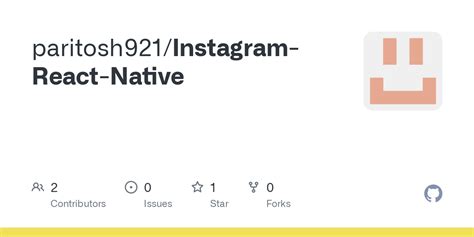 Github Paritosh Instagram React Native
