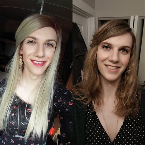 A New Sort Of Timeline For Me Presenting Femme Pre Hrt Vs Existing At