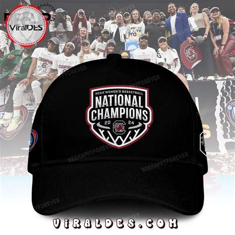 2024 South Carolina Gamecocks National Champions Black Cap Viraldes Store