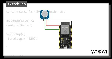 3 Potenciometro Wokwi Esp32 Stm32 Arduino Simulator