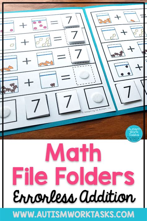 Add These Math File Folders To Your Independent Work Stations To