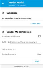 Vendor Model Controls In NRF Mesh App Nordic Q A Nordic DevZone