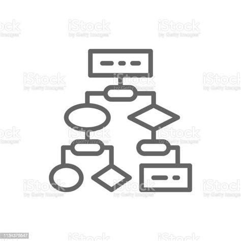 Vetores De Algoritmo De Vetor Esquemas De Blocos De Codificação Ícone
