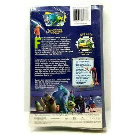 Monsters Inc Dvd 2002