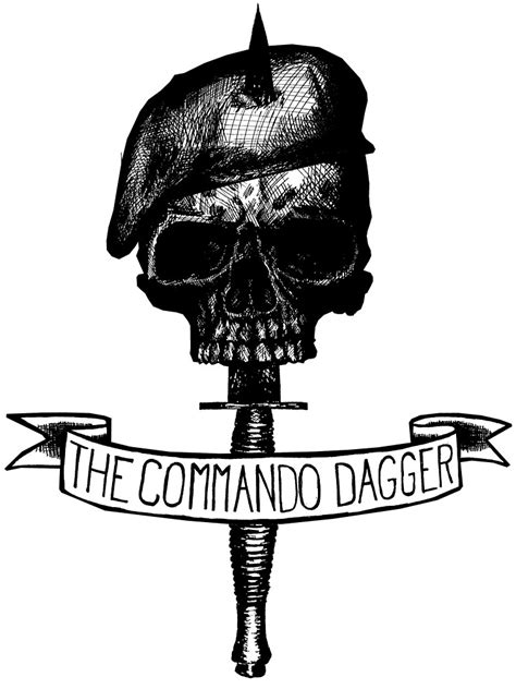 The Commando Dagger Logo Poster For Sale By Commandodagger Redbubble
