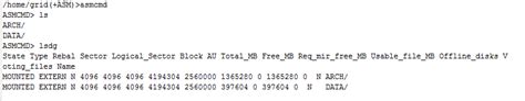 oracle c 查询v asm diskgroup 为空 墨天轮