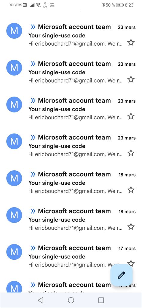 i receive multiple request for a single use code every day microsoft