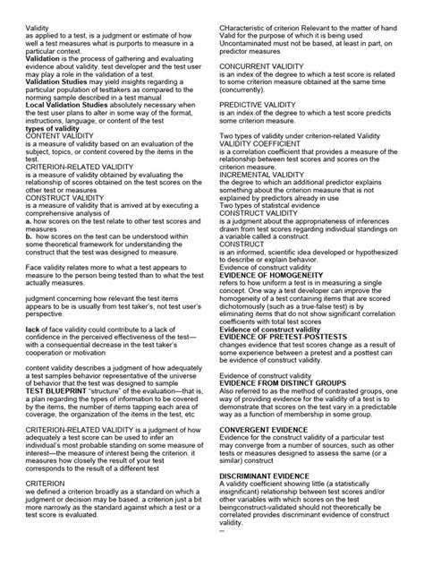 Validity Reviewer Pdf Validity Statistics Statistics