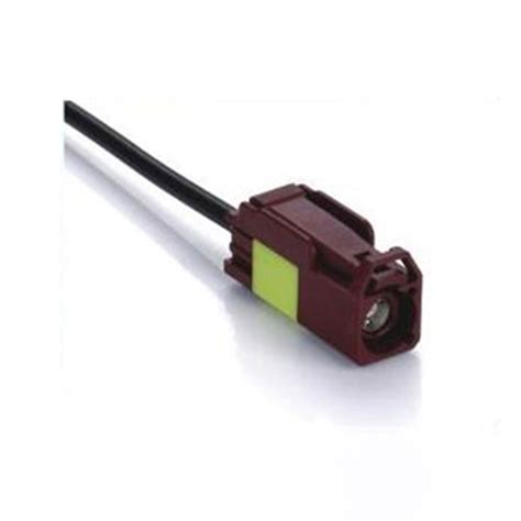 Elecbee Fakra D Code Straight Female Connector Purple Stamping Vehicle Gsm Singal Single End