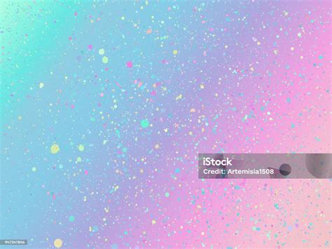 레인 보우 메쉬 유니콘 배경입니다 홀로그램 유니콘 배경 마술 반짝 벡터 일러스트 포스터 안내 책자 초대장 커버 책 카탈로그에 대 한 배경 주제에 대한 스톡 벡터 아트 및