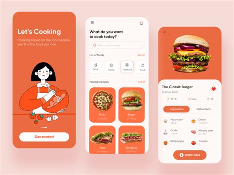 Recipe App Ui By Nafise Zeynali On Dribbble