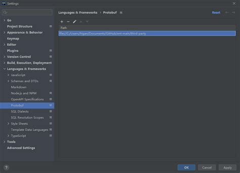 built in option go package not found · issue 41 · devkanro intellij