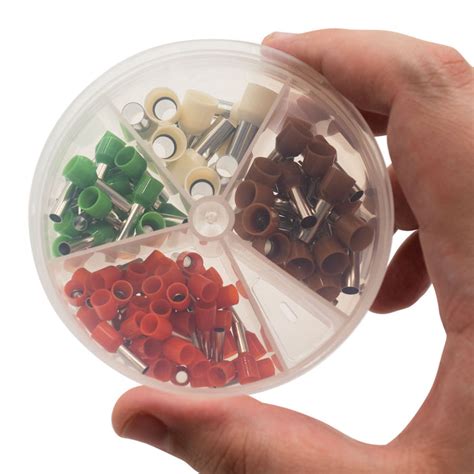 Sk1206t 12 To 6 Awg Single Insulated Wire Ferrules Mini Kit 100 Pieces Series T 1 Kit