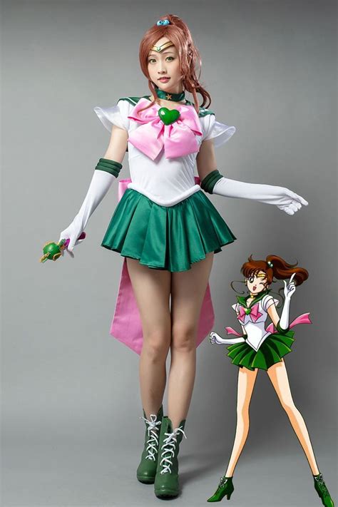 Sailor Super S Film Sailor Jupiter Makoto Kino Lita Cosplay Costumes Mp001406 Cosplay Girls