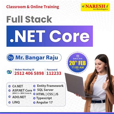 Naresh I Technologies On Linkedin Fullstack Dotnetcore Csharpedotnet Dotnet Mvccore