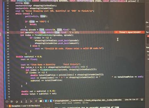 Solved Void Marketdatabase Vectorf String Arcode Int