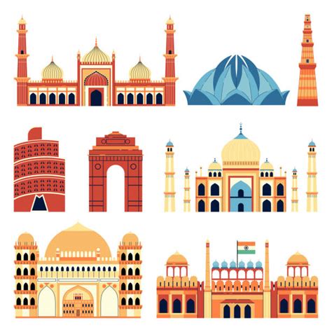 23 600 India Landmarks Stock Illustrations Royalty Free Vector
