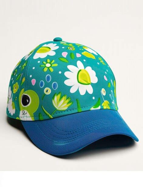 A Photo Of Green Pattern Cap Premium Ai Generated Image