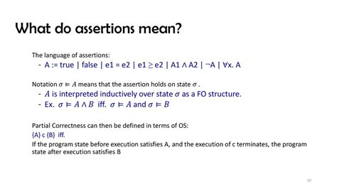 Lecture 5 Floyd Hoare Style Verification Ppt Download