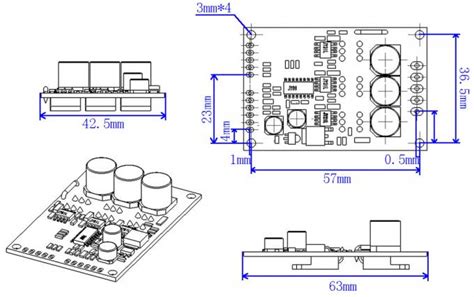 Arduino 24v Fırçasız Dc Motor Sürücü Salonu Etkisi Yüksek Verimli Pwm Hız Kontrolü