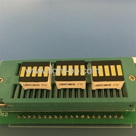 ultra bright white 5 segment led bar for instrument panel level
