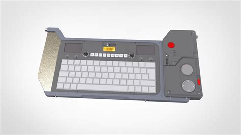 Dashboard 4 Sci Fi 3d Model By Chtazi