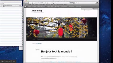 Tutoriel Installation Wordpress Youtube