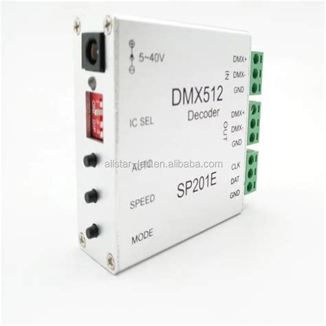 Rgb V V Dmx Dmx Decoder Board Ws B Ws Ic Dmx Led Rgb Controller Led Spi Converter