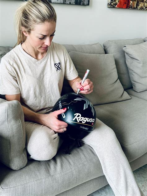 Ski Racing Helmet Worn And Signed By Lara Gut Behrami Charitystars