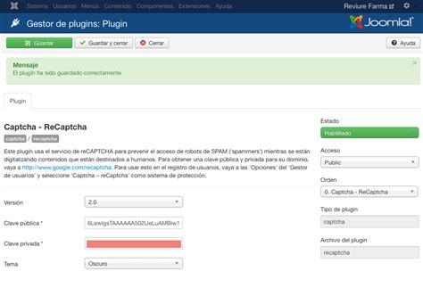 Captcha Recaptcha Joomla Joomla 30 Foro Webempresa