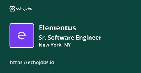 Elementus Is Hiring Sr Software Engineer Machine Learning Generative Ai Usd 175k 225k New
