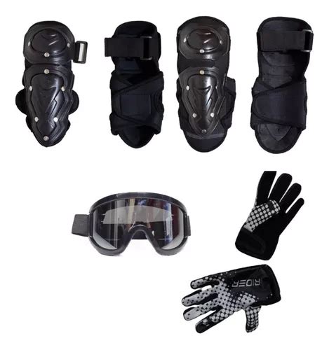 Rodilleras Coderas Guantes Y Gafas Bmx Infantil Envío gratis