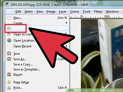 How To Create Hidden Watermarks In GIMP Steps With Pictures