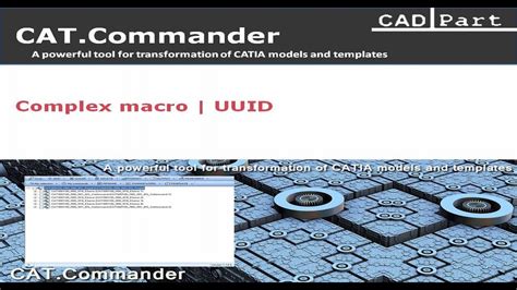 catia v5 catmander complex macro uuid youtube