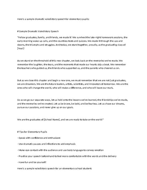 Sample Valedictory Salutation And Guest Speaker Intro Speeches For