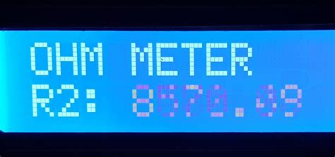 Lcd Ic2 Ohm Meter Without Delay Programming Arduino Forum