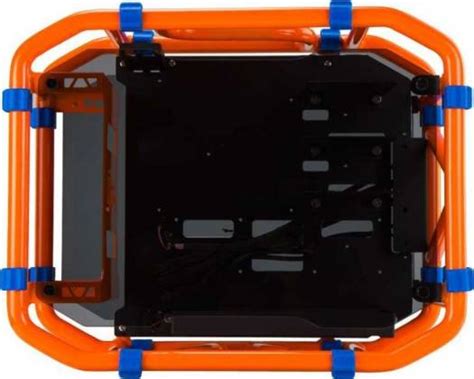 In Win D Frame Mini Orange Black Aluminum Computer Case Inwc Dframe Itx Orange Buy Best Price