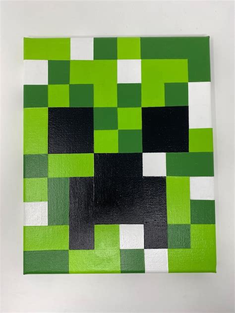 Minecraft Drawings Creeper Face