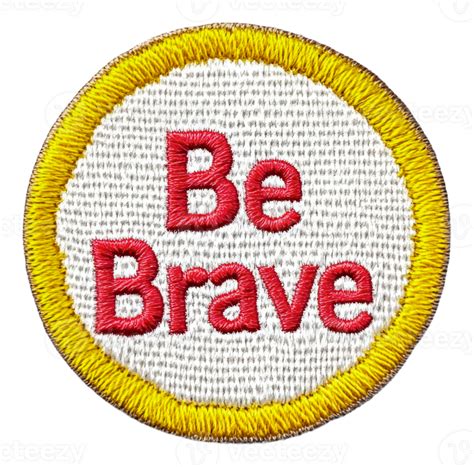 Patch For Bravery And Resilience Cut Out Stock PNG