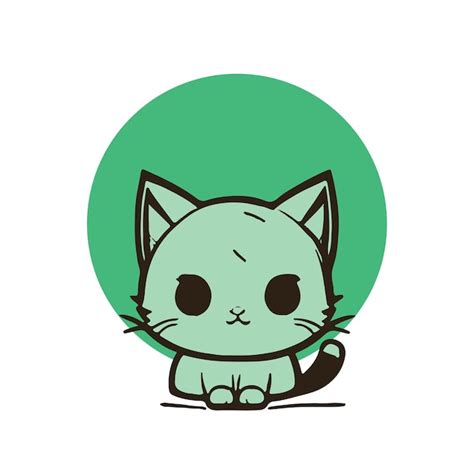 고양이 벡터 일러스트 레이 션 프리미엄 벡터