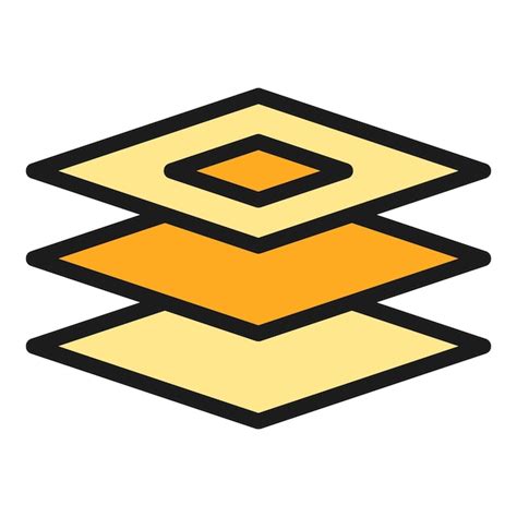 Premium Vector Digital Layer Icon Outline Vector Edit Tool Data Scale Color Flat