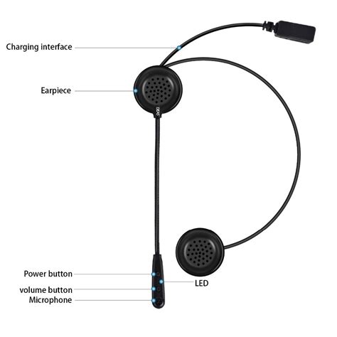 Ejeas Helm Headset Motorfiets Intercom Bluetooth I Grandado