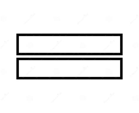 Rectangle Geometric Outline Shape Black Symbol Element Vector Stock Vector Illustration Of