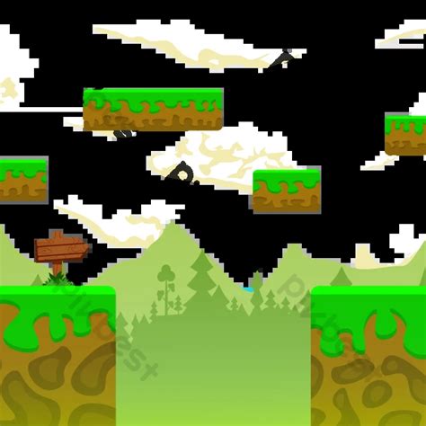 2d Platform Game Background